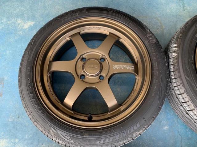 【RAYS】VOLK RACING TE37 KCR アルミホイール+【DUNLOP】ENASAVE EC203 +【YOKOHAMA】Earth-1 | カー用品 タイヤホイールセット 15 ...