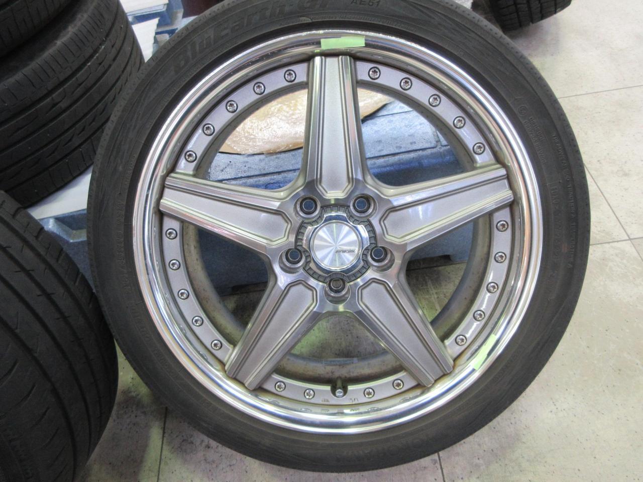 【タイヤはオマケです】WORK Lanvec LS1 + YOKOHAMA BluEarth GT-AE51 | カー用品 タイヤホイール ...