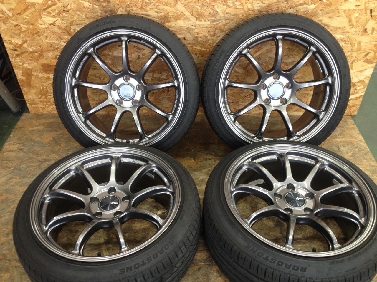 ENKEI(エンケイ) PerformanceLine(パフォーマンスライン) PF09 + ROADSTONE EUROVIS Sport 04 | カー用品 タイヤホイールセット 18 ...