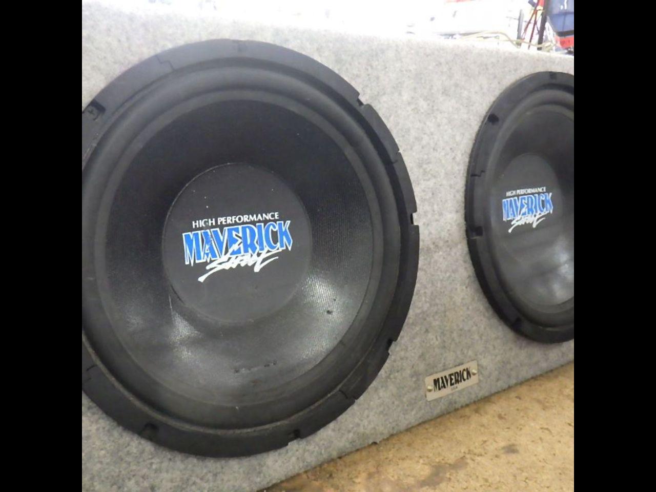 【ビビりありメール中:3/17高橋】MAVERICK 30cm2発 サブウーファースピーカー | カー用品 スピーカー サブウーハースピーカー ...
