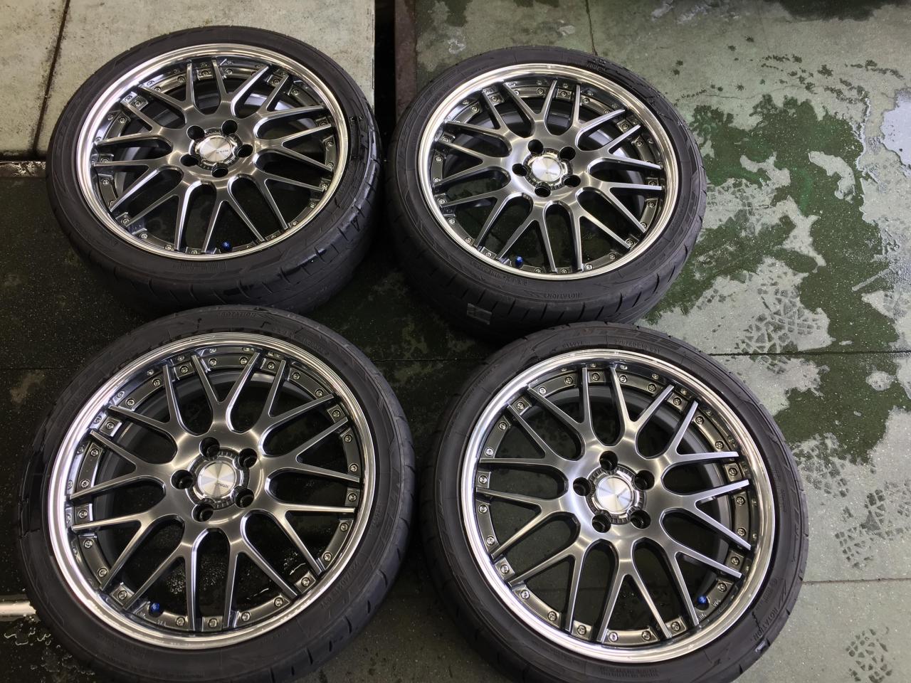 WORK LANVEC Lanvec LM1+NITTO NT555 G2 | 中古品 | アップガレージ 盛岡インター店 | カー用品 タイヤホイールセット 19インチタイヤホイールセットを ...
