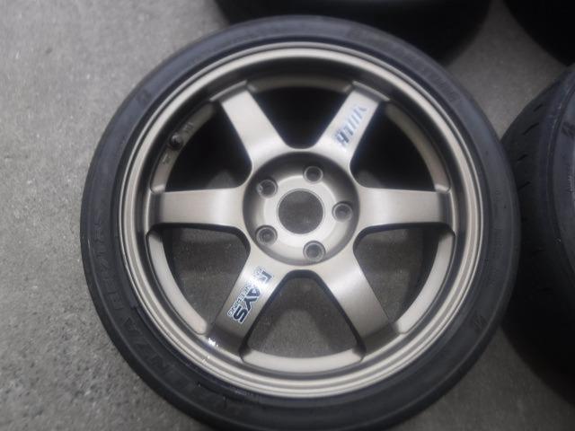 2【RAYS(レイズ)】VOLK RACING(ボルク レーシング) TE37+【BRIDGESTONE】POTENZA RE-71RS | 中古品 | アップガレージ 大阪門真店 | カー ...
