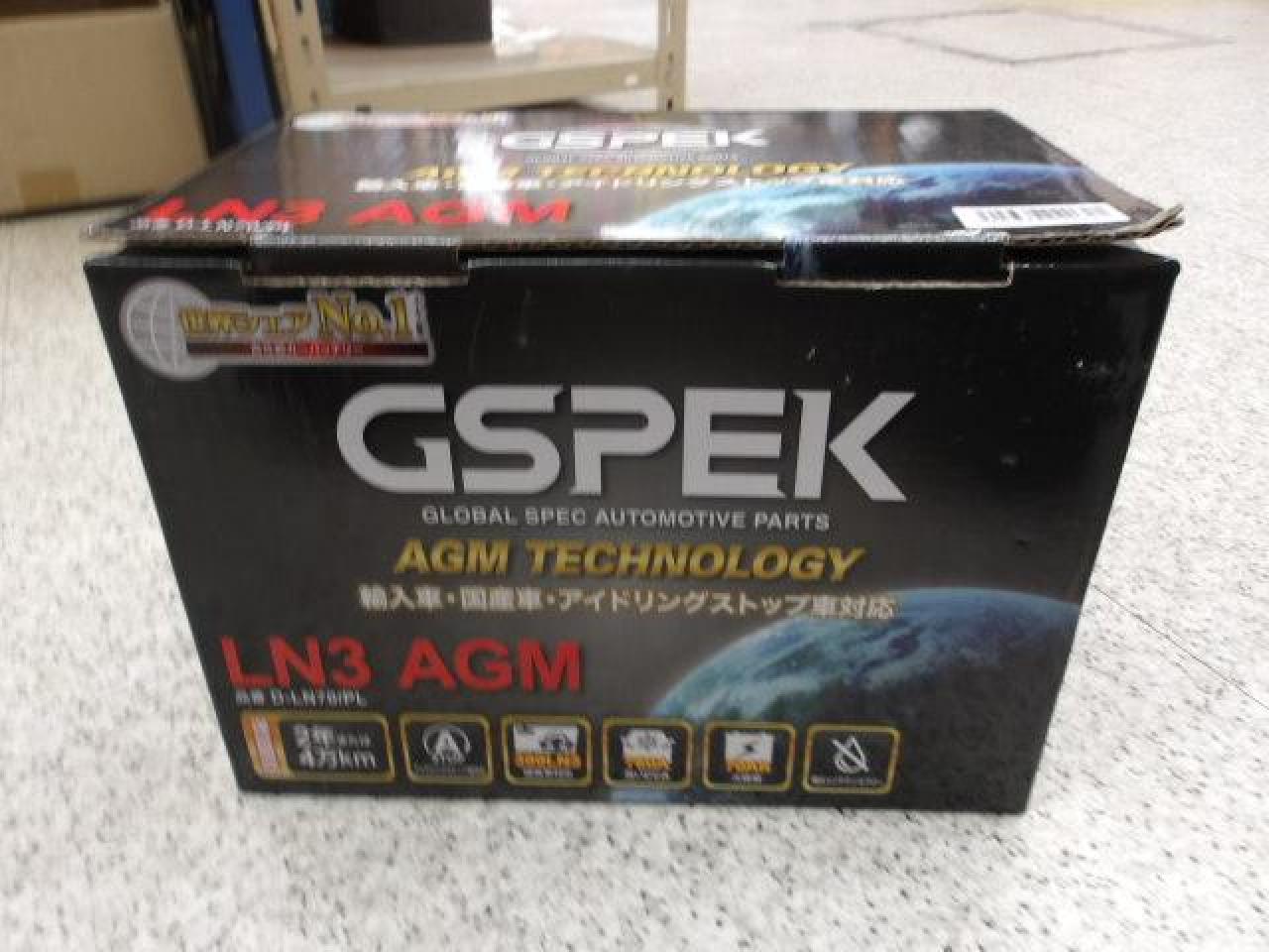 GSPEK LN3 AGM【D-LN70/PL】 | カー用品 メンテナンス バッテリーを通販で購入する | 中古カー＆バイク用品の販売ならアップガレージ