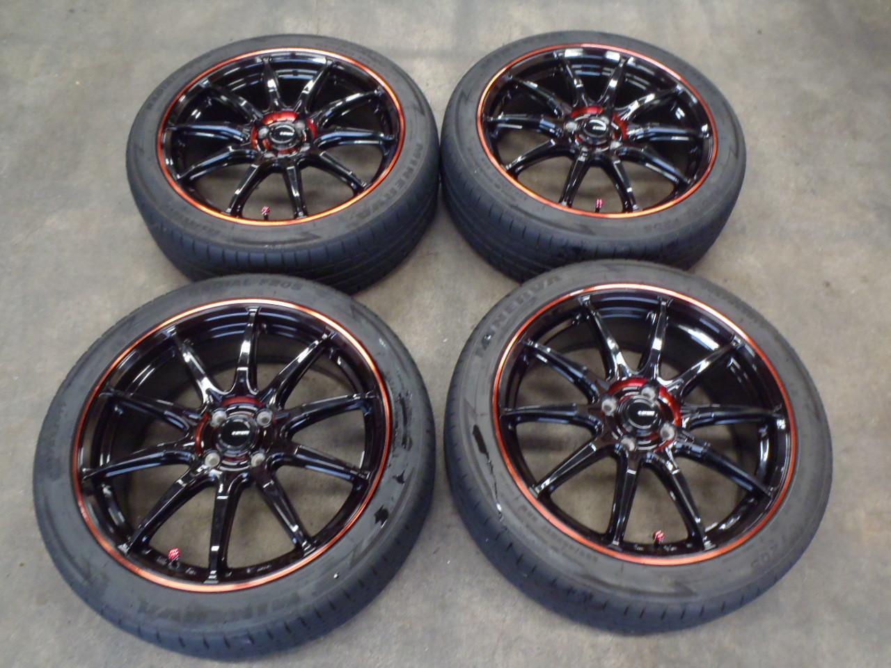 HOT STUFF G.speed P-05R+MINERVA RADIAL F205 205/45R17 88W | カー用品 タイヤホイールセット 17インチタイヤホイールセットを通販で ...