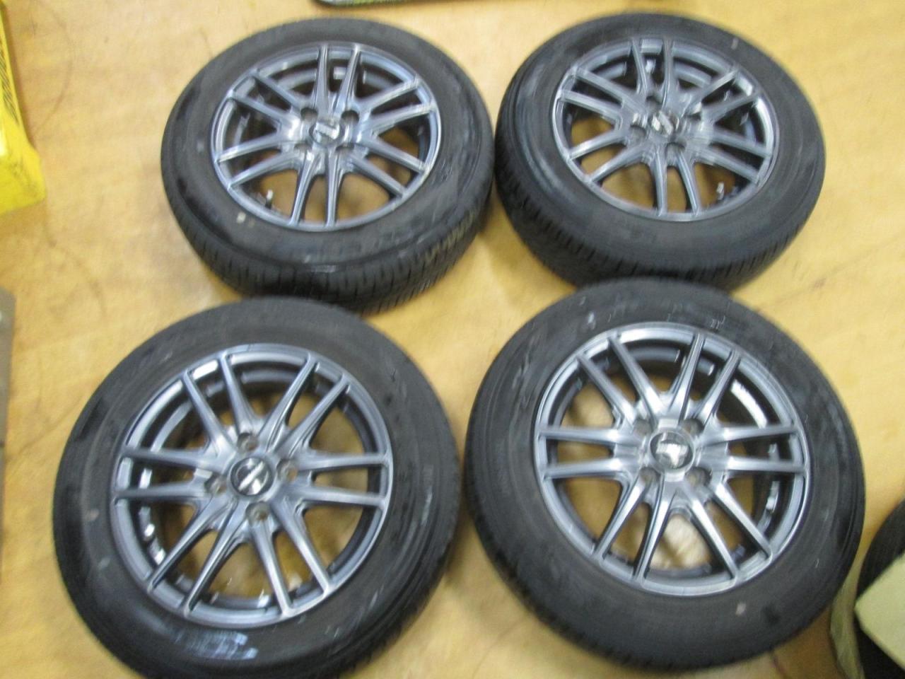 HOT STUFF(ホットスタッフ) WAREN(ヴァーレン) WAREN + DUNLOP(ダンロップ) ENASAVE EC202+EC204 | カー用品 タイヤホイールセット 14 ...