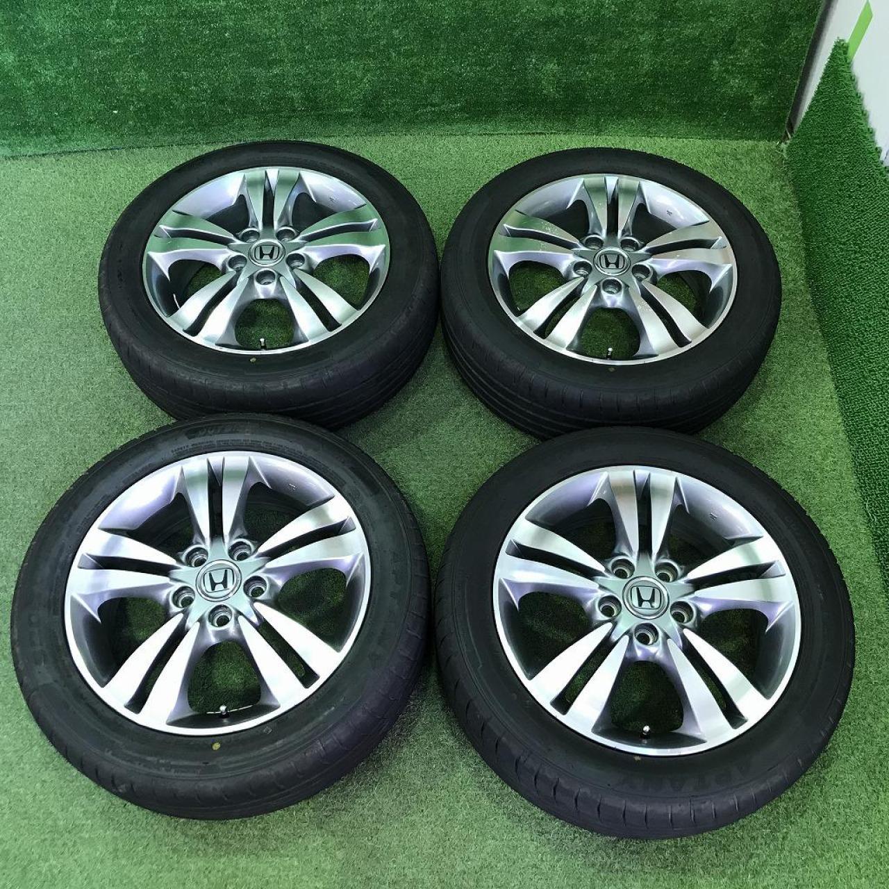 HONDA(ホンダ) ストリーム/RN6～ RSZ 後期 純正 + APTANY(アプタニー) SPORT macro RA305 | カー用品 タイヤホイールセット 17インチタイヤホイール ...