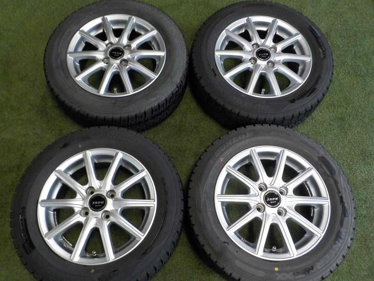 JAPAN SANYO(ジャパン三陽) ZACK+ DUNLOP(ダンロップ) WINTERMAXX02 WM02 175/65R14 2020年製 | カー用品 スタッドレスタイヤホイール ...