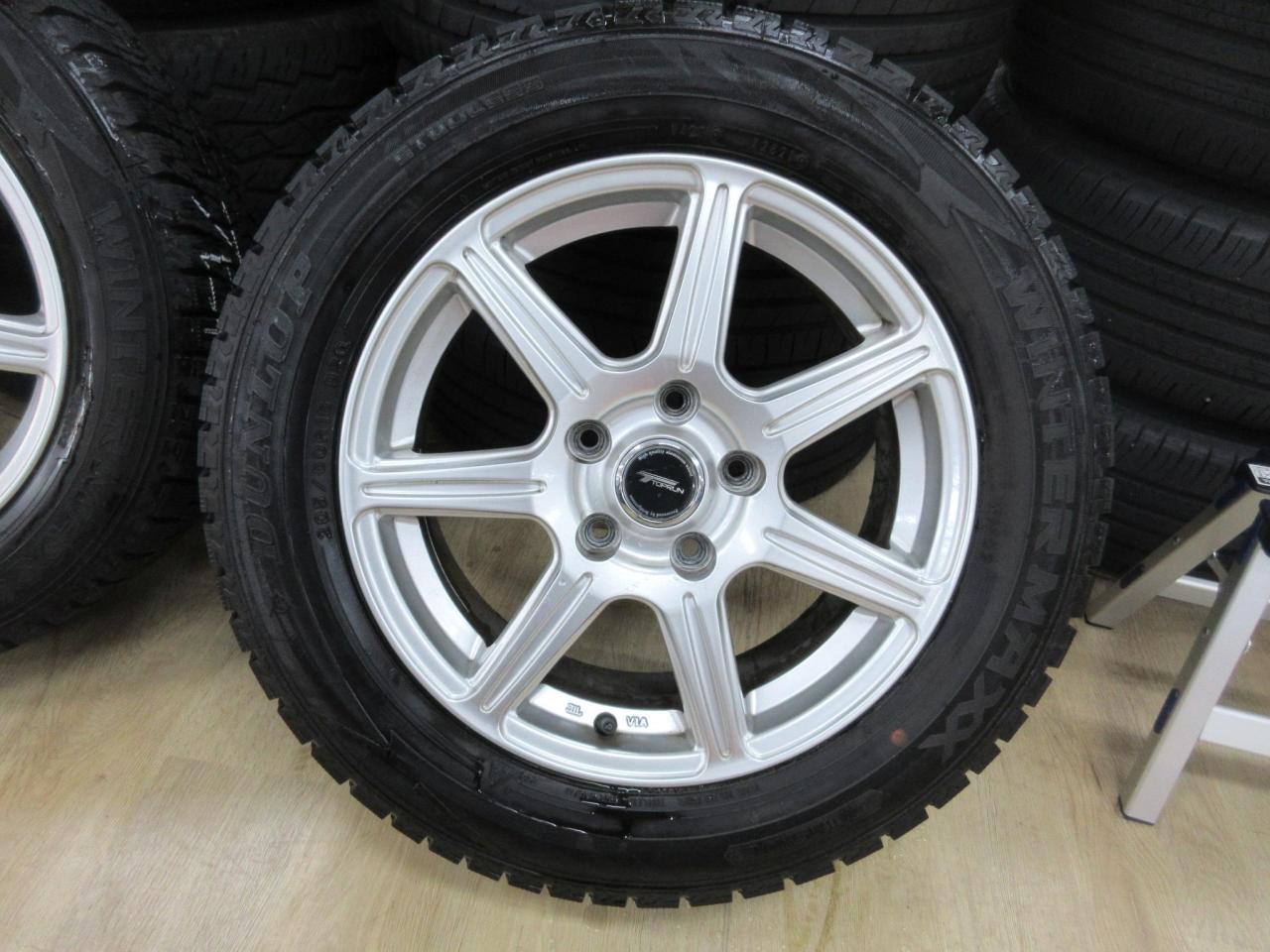 【BRIDGESTONE】TOPRUN 7本スポーク+【DUNLOP】 WINTERMAXX WM02 | カー用品 スタッドレスタイヤホイールセット 16インチスタッドレスタイヤホイール ...