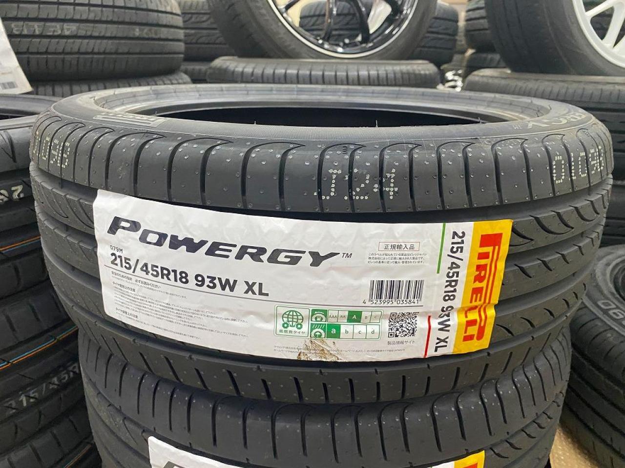 PIRELLI(ピレリ) POWERGY 215/45R18 4本 2025年製 | 新品 | アップガレージ 石川小松店 | カー用品 タイヤ 18インチタイヤを通販で購入する | 中古カー ...