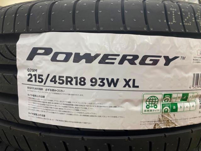 PIRELLI(ピレリ) POWERGY 215/45R18 4本 2025年製 | カー用品 タイヤ 18インチタイヤを通販で購入する | 中古カー＆バイク用品の販売ならアップガレージ