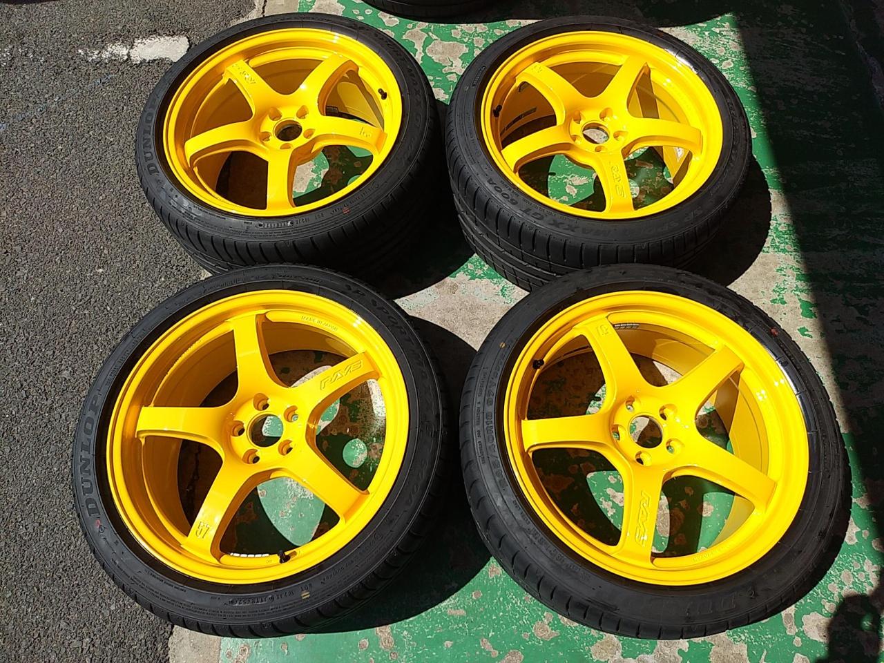 RAYS(レイズ) GRAM LIGHTS(グラムライツ) 57CR + DUNLOP(ダンロップ) SP SPORTSMAXX GT600A ...