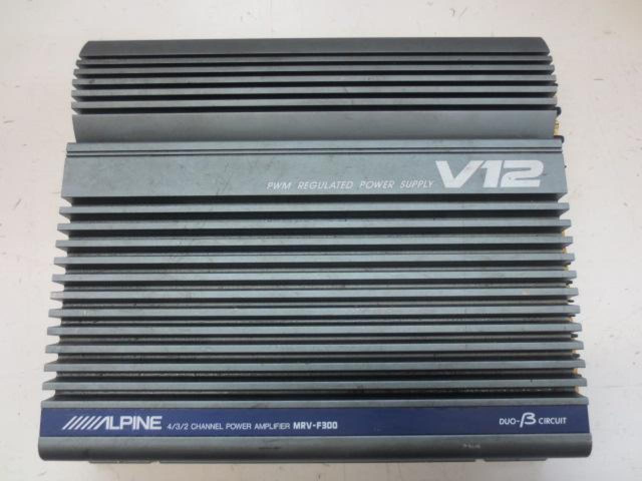 ALPINE MRV-F300 4chパワーアンプ | カー用品 アンプを通販で購入する | 中古カー＆バイク用品の販売ならアップガレージ