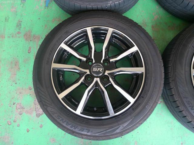 2SR ブラック×ポリッシュ ツイン5本スポークホイール+【DUNLOP】LE MANS Ⅴ | 中古品 | アップガレージ 大阪住之江店 ...