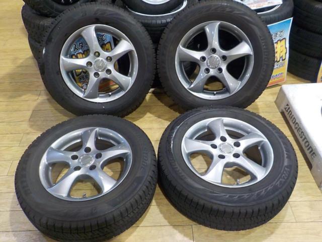 【BRIDGESTONE(ブリヂストン)】TOPRUN RD5+BRIDGESTONE BLIZZAK VRX2 | カー用品 スタッドレスタイヤホイールセット 15インチスタッドレスタイヤ ...
