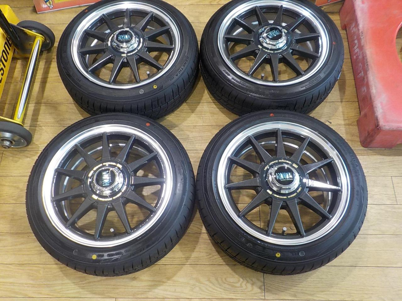 【新品タイヤ!】WORK EWING EMOTION + KENDA(ケンダ) KR203 | カー用品 タイヤホイールセット 14インチ ...