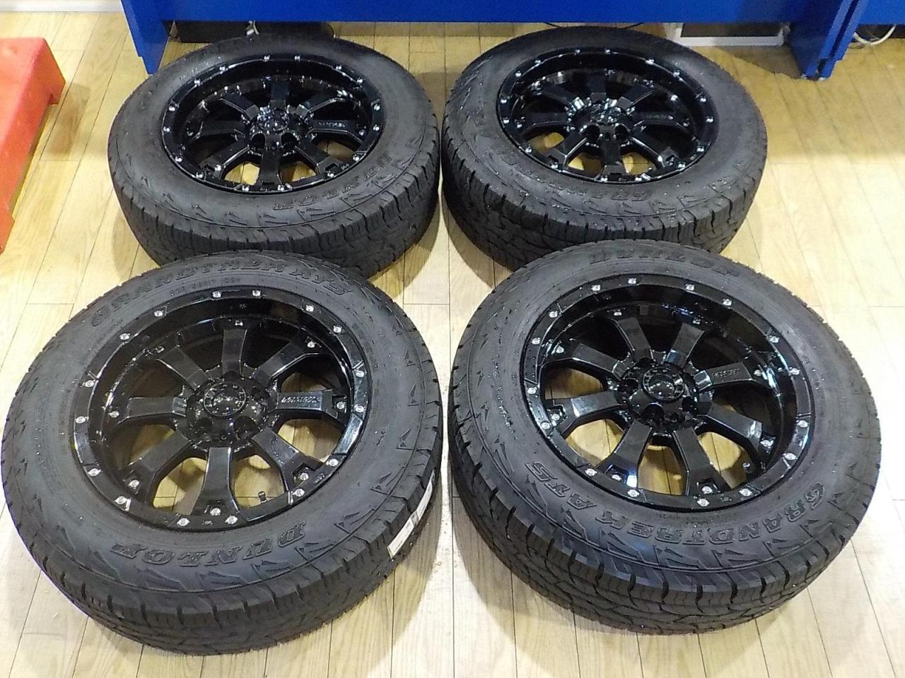 TRISTAR INTERNATIONAL MKW MK-46 + DUNLOP(ダンロップ) GRANDTREK AT5 | カー用品 タイヤホイールセット 17インチタイヤホイールセットを ...