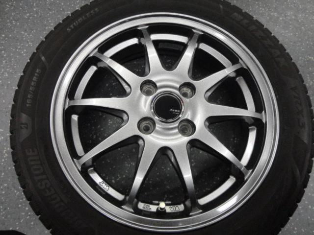 【JAPAN SANYO】ZACK(ザック) JP-202 + BRIDGESTONE BLIZZAK VRX3 | カー用品 スタッドレスタイヤホイールセット 15インチスタッドレスタイヤ ...