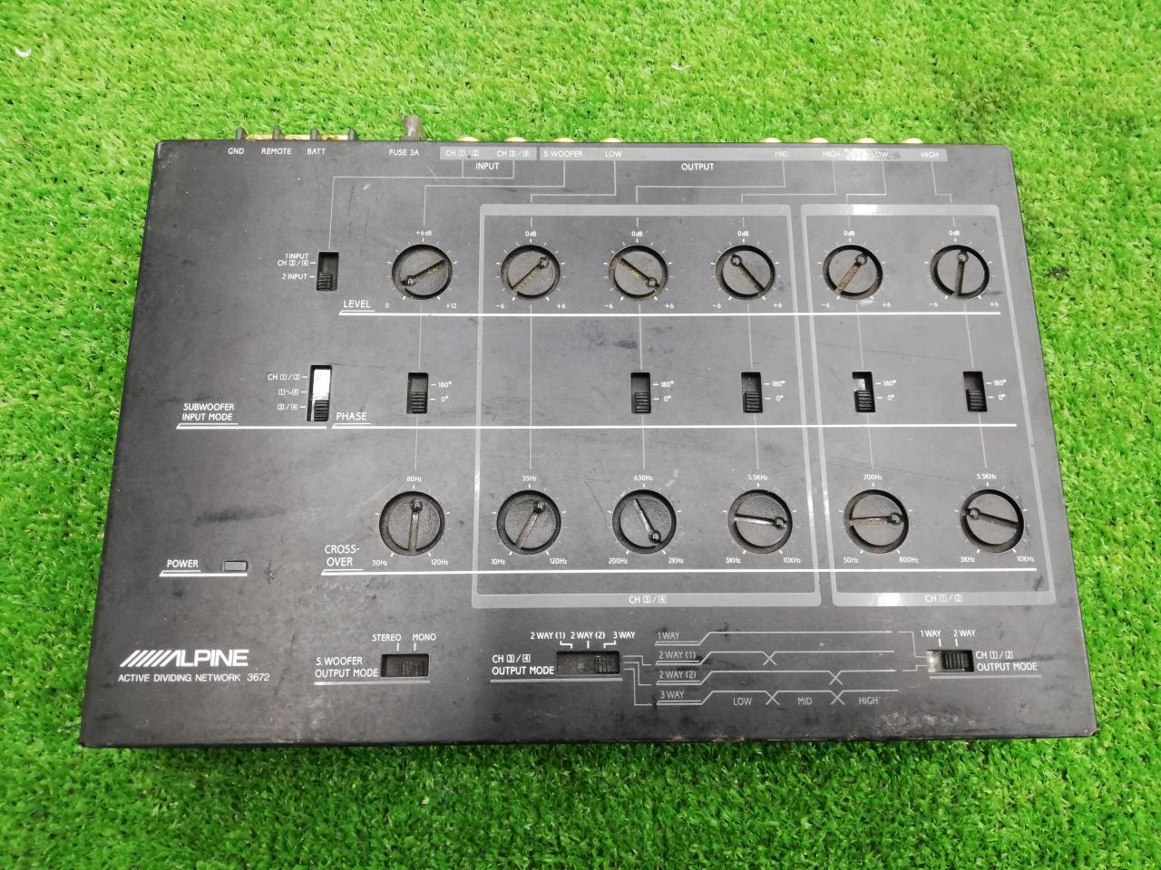 ALPINE 3672 クロスオーバーネットワーク | カー用品 アンプ イコライザーを通販で購入する | 中古カー＆バイク用品の販売なら ...