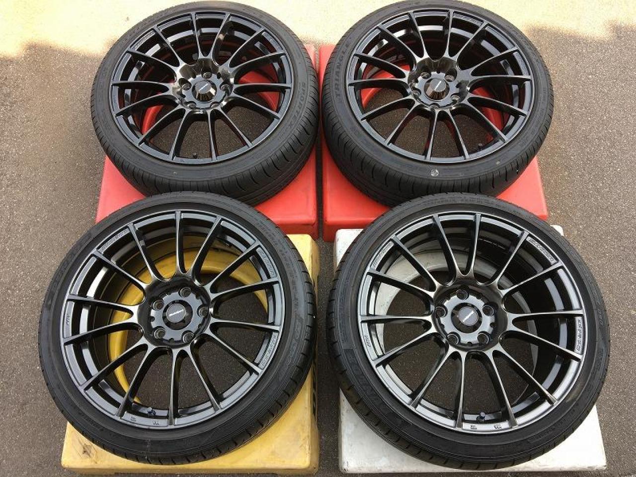 weds WedsSport SA-72R + F,TRIANGLE sportex TH201 215/40-18 R,DUNLOP SP SPORT MAXX 050 225/40-18 ...