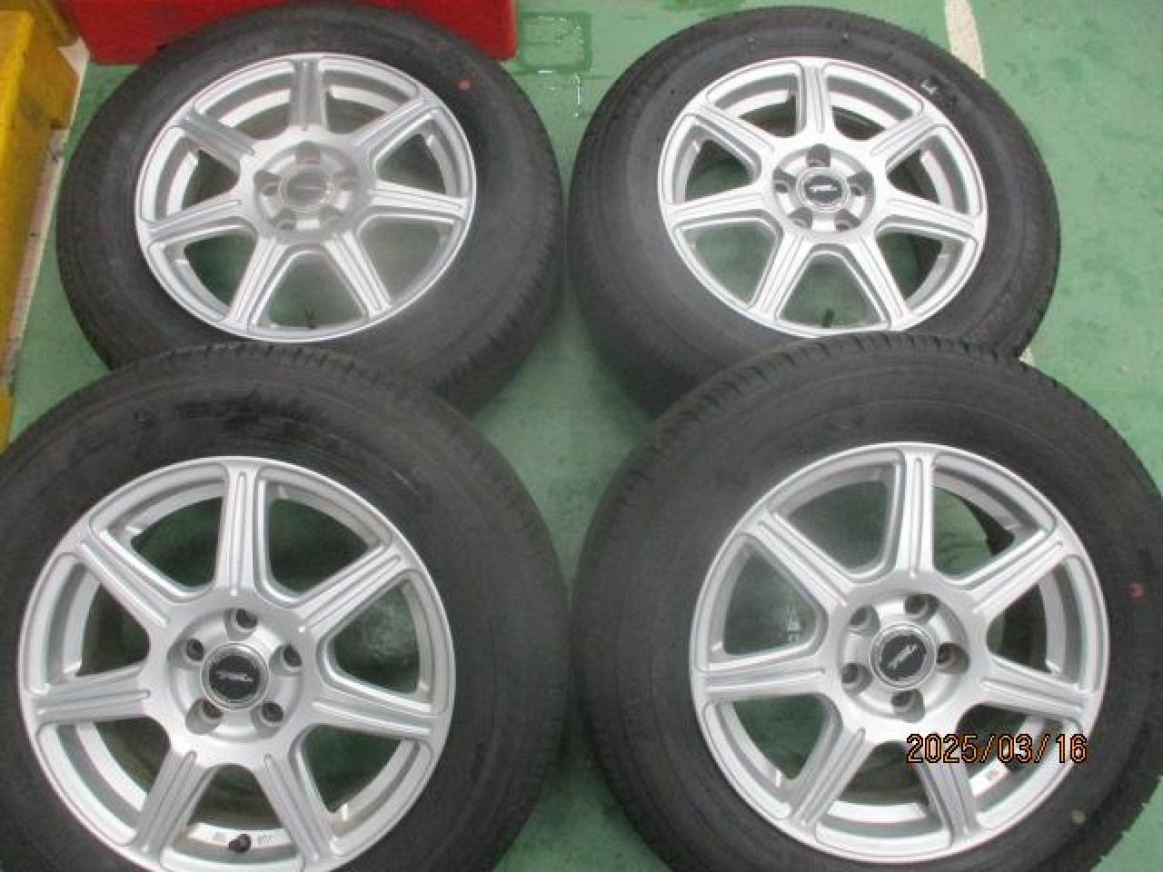 BRIDGESTONE TOPRUN R7 + Maxrun EVERROAD | カー用品 タイヤホイールセット 15インチタイヤホイールセットを通販で購入する | 中古カー＆バイク用品の ...