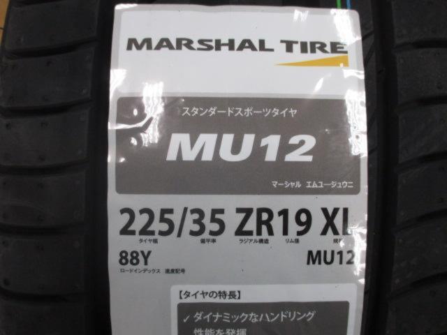 MARSHAL MU12(2024年製造)★4本セット★ | カー用品 タイヤ 19インチタイヤを通販で購入する | 中古カー＆バイク用品の販売ならアップガレージ