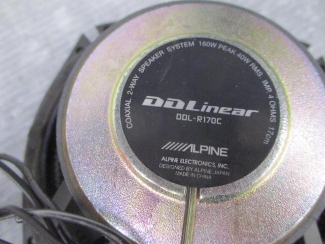 ALPINE DDL-R170C DD Linearコアキシャル・2ウェイ・スピーカーシステム(17cm) | カー用品 スピーカー 埋め込み ...