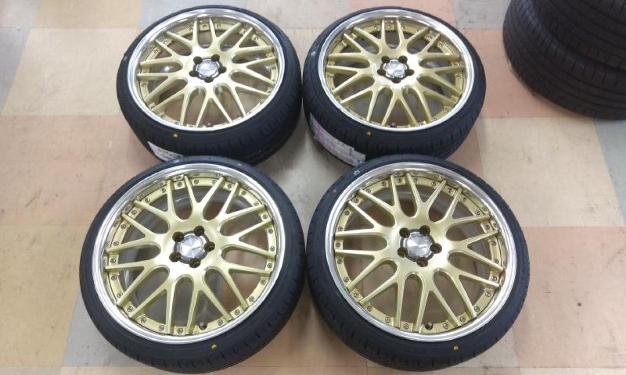 【WORK(ワーク)】LANVEC(ランベック) Lanvec LM1 + GRENLANDER ENRI U08 215/35R19 | カー用品 タイヤホイールセット 19インチタイヤ ...