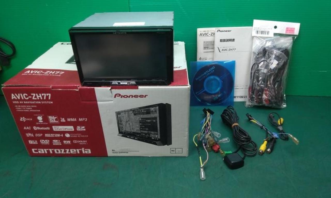 【carrozzeria】AVIC-ZH77 ※2021年地図データ | カー用品 カーナビ(地デジ） HDDナビ(地デジ)を通販で購入する | 中古カー＆バイク用品の販売ならアップガレージ