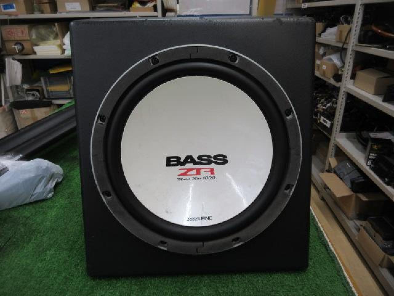 ALPINE ZR BOX付きウーハー | カー用品 スピーカー サブウーハースピーカーBOX付を通販で購入する | 中古カー＆バイク用品の ...