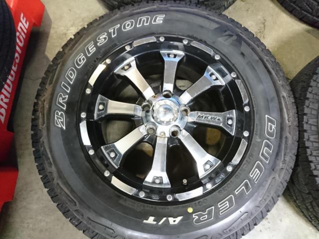 TRISTAR INTERNATIONAL MKW MK-46 + BRIDGESTONE DUELER A/T | カー用品 タイヤホイールセット 16インチタイヤホイールセットを通販で購入 ...