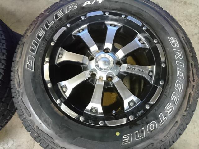 TRISTAR INTERNATIONAL MKW MK-46 + BRIDGESTONE DUELER A/T | カー用品 タイヤホイールセット 16インチタイヤホイールセットを通販で購入 ...