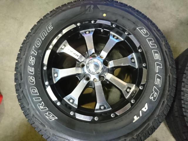 TRISTAR INTERNATIONAL MKW MK-46 + BRIDGESTONE DUELER A/T | カー用品 タイヤホイールセット 16インチタイヤホイールセットを通販で購入 ...