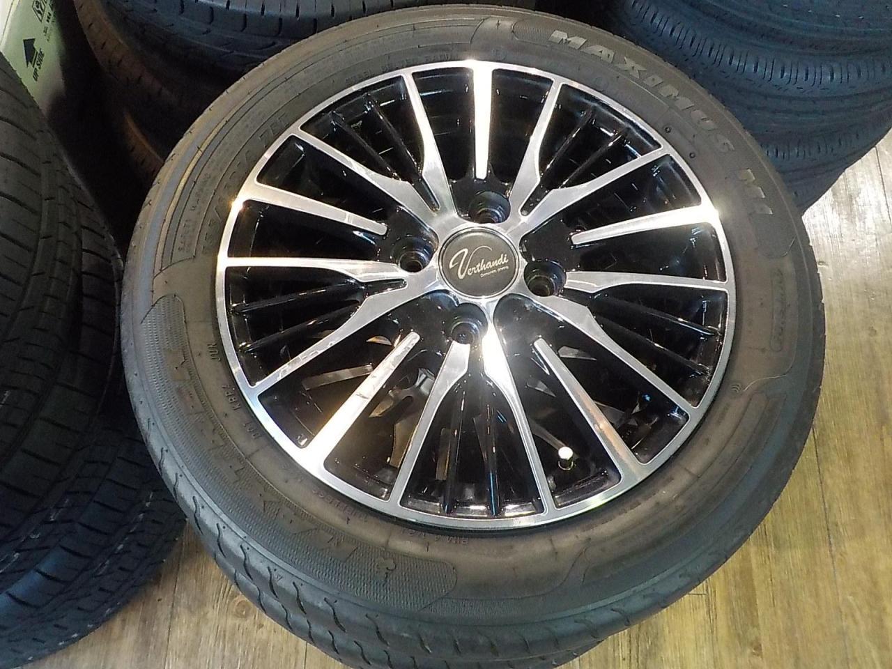 【AUTOWAY】 Verthandi スポークホイール+ MAXTREX MAXIMUS M1 | カー用品 タイヤホイールセット 14 ...