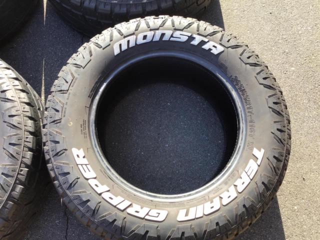 MONSTA TERRAIN GRIPPER | カー用品 タイヤ 17インチタイヤを通販で購入する | 中古カー＆バイク用品の販売ならアップガレージ
