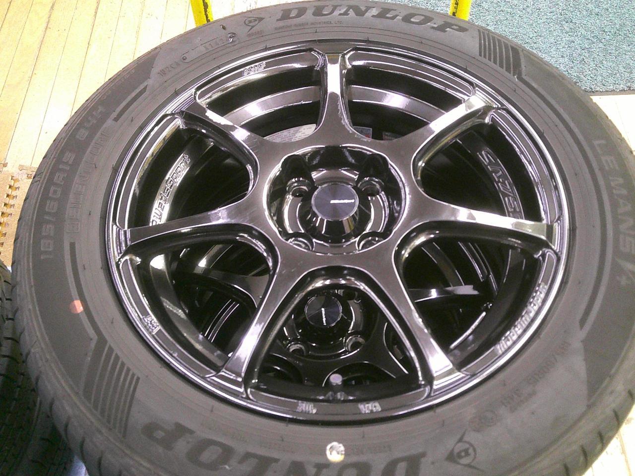 weds WedsSport SA-75R + DUNLOP LE MANS Ⅴ+ (Y03131) | カー用品 タイヤホイールセット 15インチタイヤホイールセットを通販で購入する ...