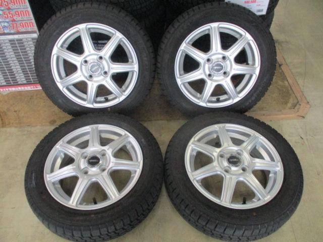 BRIDGESTONE(ブリヂストン) TOPRUN R7 + GOODYEAR(グッドイヤー) ICENAVI 8 | カー用品 スタッドレスタイヤホイールセット 14インチスタッドレス ...