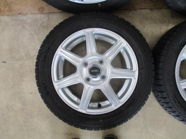 BRIDGESTONE(ブリヂストン) TOPRUN R7 + GOODYEAR(グッドイヤー) ICENAVI 8 | カー用品 スタッドレスタイヤホイールセット 14インチスタッドレス ...