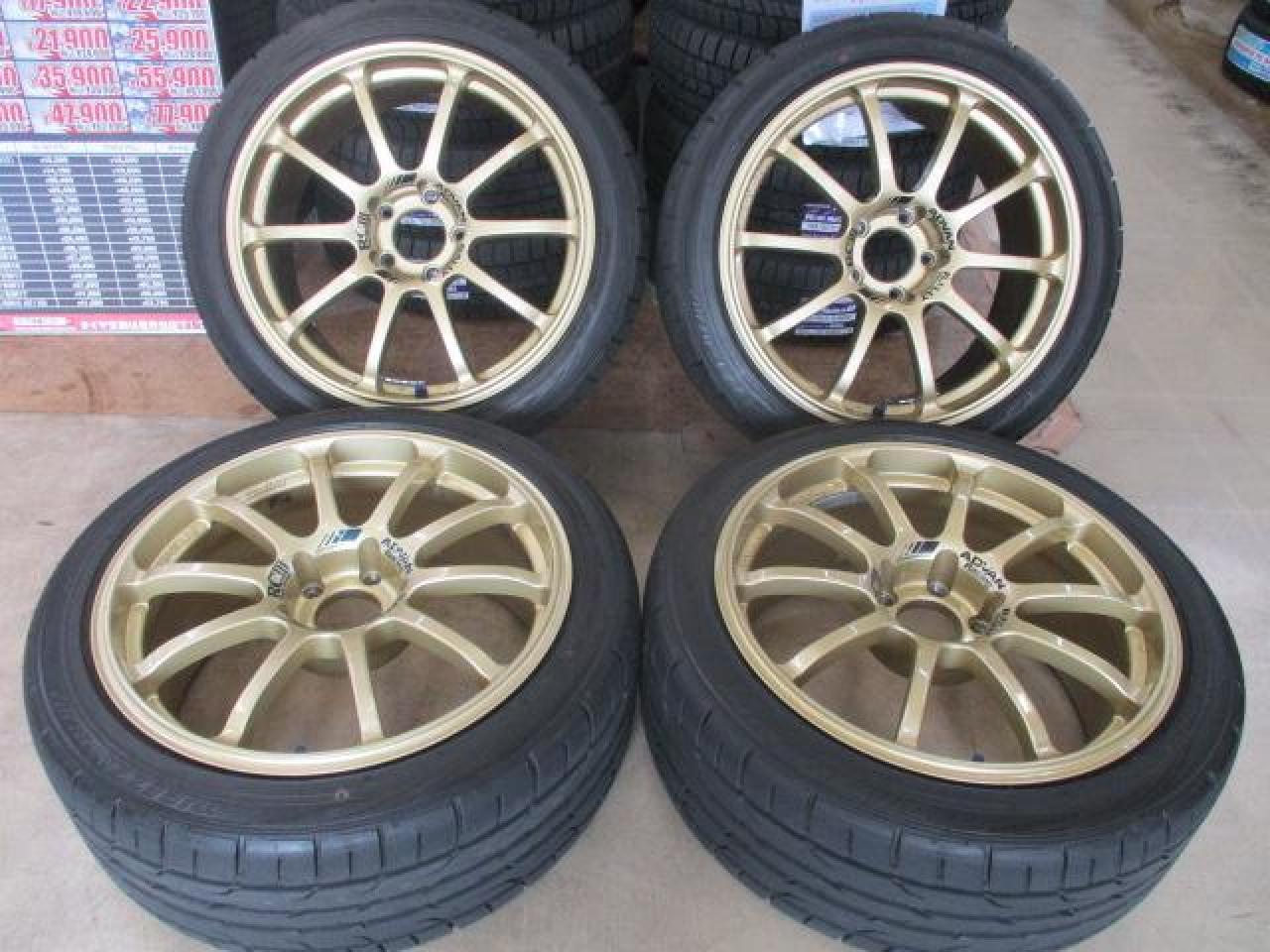 YOKOHAMA ADVAN Racing RCⅢ/RC3 + DUNLOP DIREZZA DZ102 | カー用品 タイヤホイールセット ...