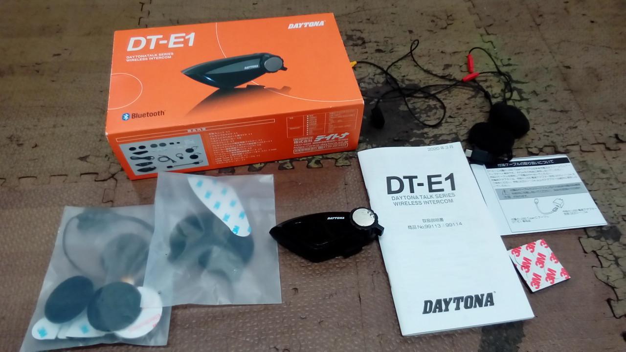 値下げしました!DAYTONA DT-E1 Bluetoothインカム | 中古品 | アップガレージ ライダース美原北インター店 | バイク ...