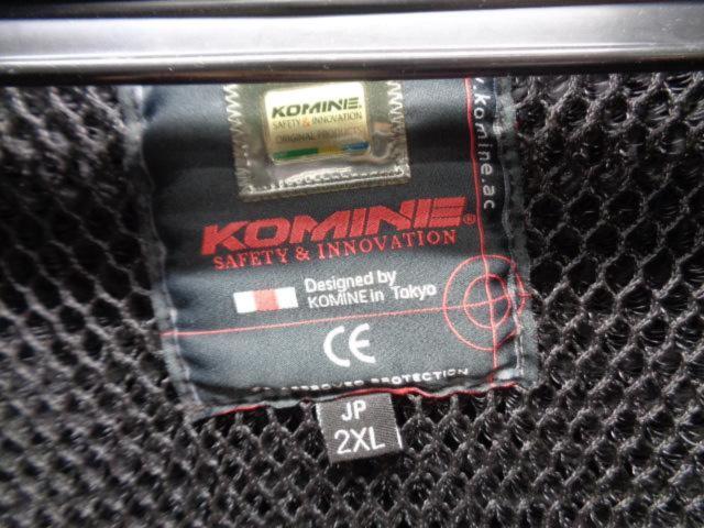 【KOMINE】07-135 プロテクトフルメッシュパーカー 2XLサイズ | 中古品 | アップガレージ ライダース小牧インター店 | バイク用品 ウエア ジャケット(二輪)を通販で購入する ...