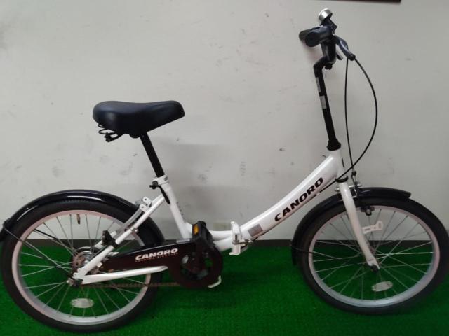 TOPONE CANORO 20インチシングルギア折りたたみ自転車 ホワイト | 折りたたみ自転車を通販で購入する | 中古自転車・自転車 ...