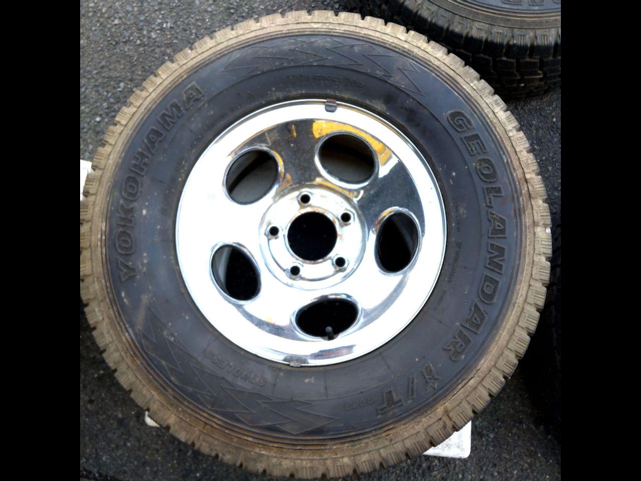 メーカー不明 スチールメッキホイール【DODGE RAM VAN】に使用+YOKOHAMA GEOLANDAR i/T G072 | カー用品 ...