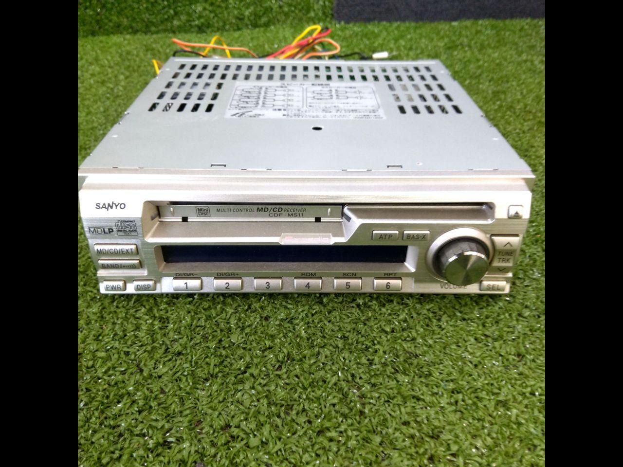 【SANYO】CDF-MS11(S)1DIN CD&MDプレーヤー | カー用品 ヘッドユニット MD+CDを通販で購入する | 中古カー ...