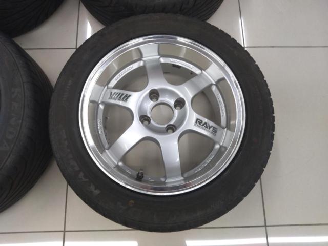 RAYS VOLK RACING TE37 CUP + KENDA KR20 ★ロードスターに♪forボーイズレーサー♪軽量鍛造!!!★ ...