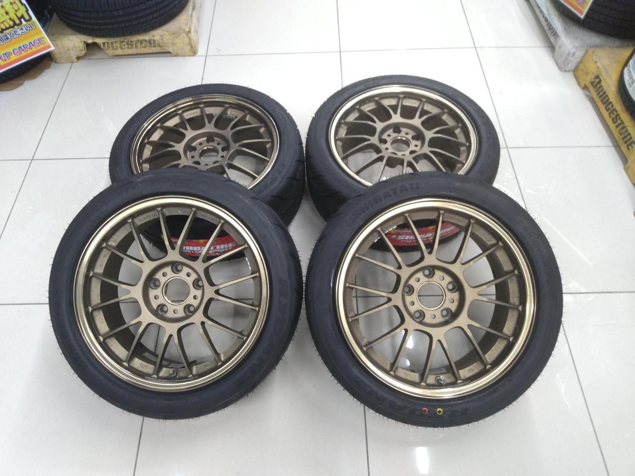 ★新品スポーツタイヤx軽量鍛造!!!★RAYS VOLK RACING SE37 K + SHIBATIRE R23 300 ★インテグラ ...