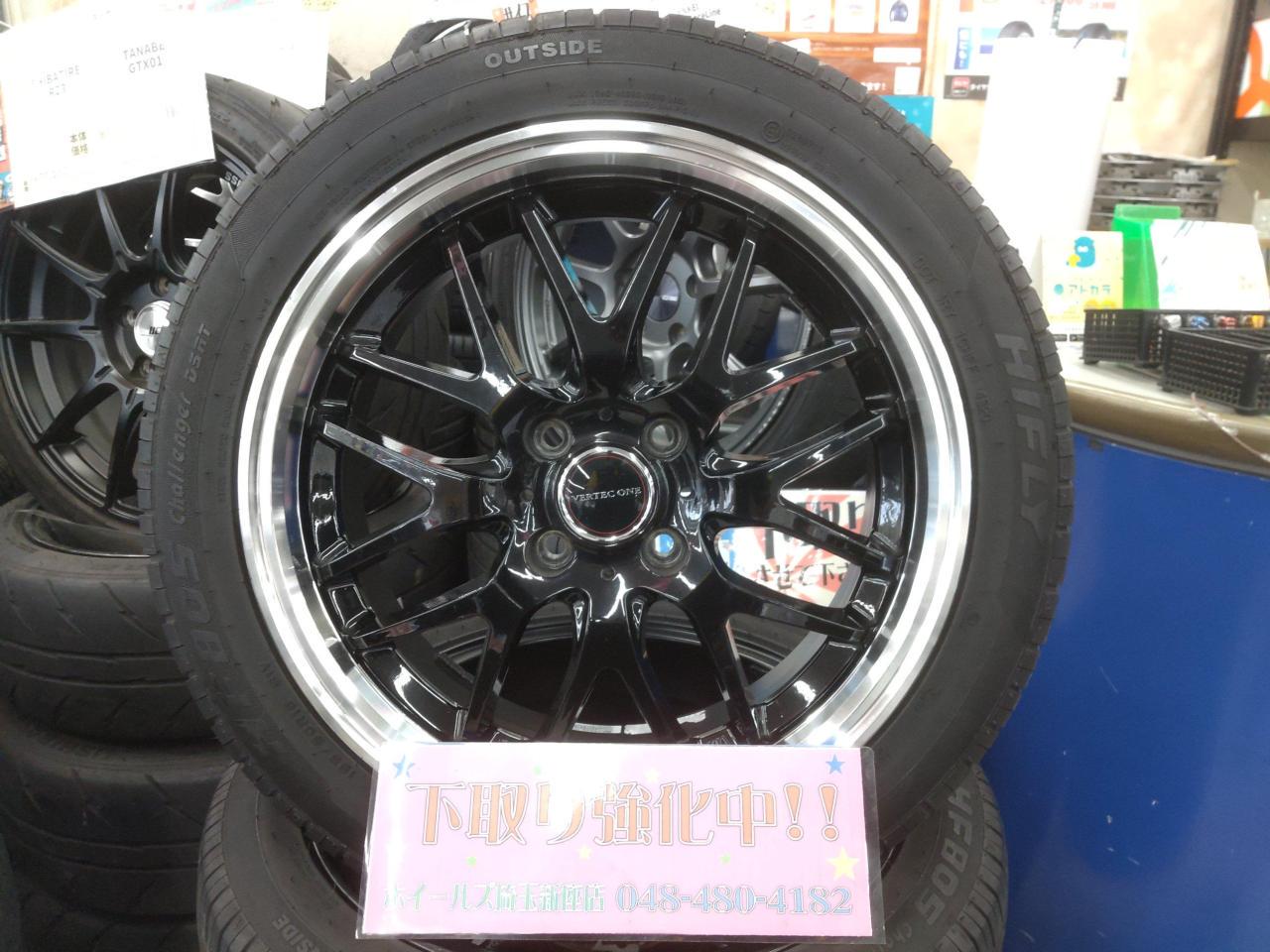 MARUKA SERVICE MID VERTEC ONE EXE10 V SELECTION + HIFLY HF805 challenger DSAT | カー用品 タイヤホイールセット ...