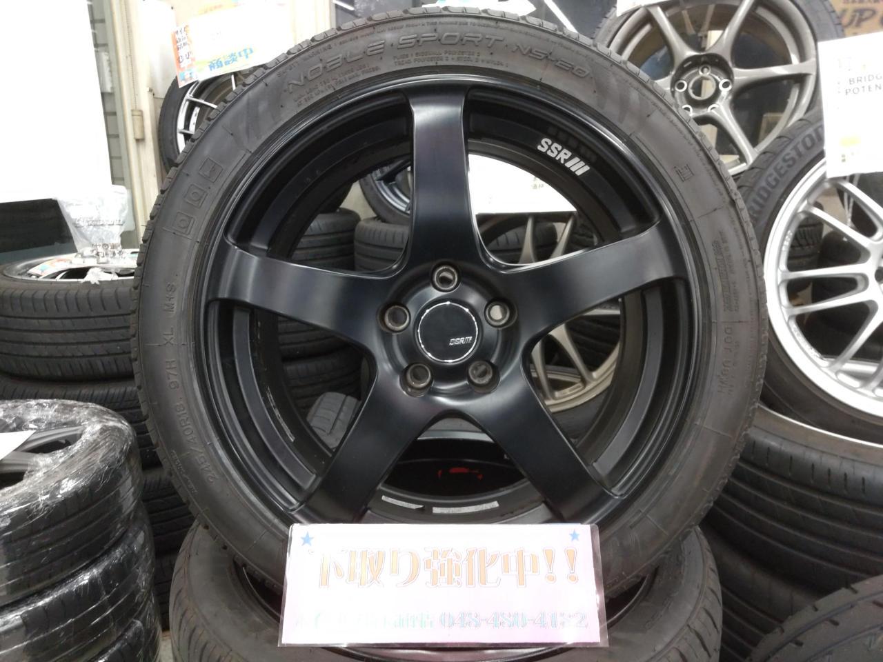 TANABE SSR SERIES GTV01 フラットブラック + NANKANG NOBLE SPORT NS-20 | カー用品 タイヤホイールセット 18インチタイヤホイールセットを ...