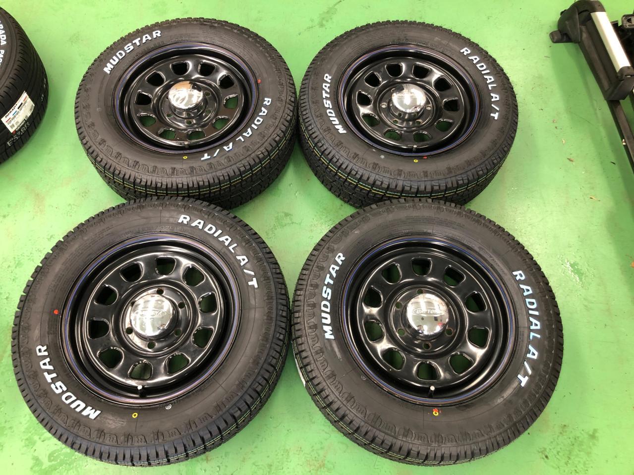 MLJ DAYTONA SS + MUDSTAR RADIAL A/T ホワイトレター | カー用品 タイヤホイールセット 16インチタイヤホイールセットを通販で購入する | 中古カー＆バイク ...