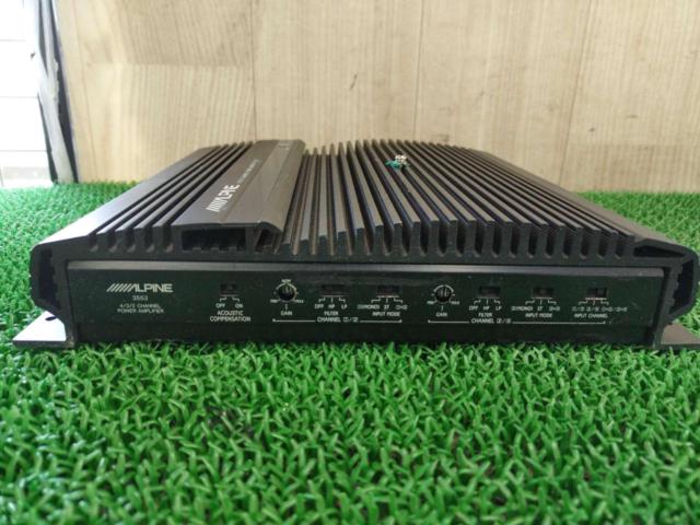 ALPINE(アルパイン) 3553 4chパワーアンプ | カー用品 アンプを通販で購入する | 中古カー＆バイク用品の販売ならアップガレージ
