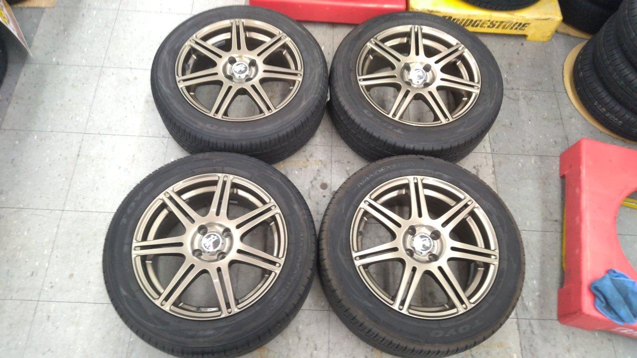BRIDGESTONE BEO ar.S-03+ TOYO NANOENERGY 3PLUS | カー用品 タイヤホイールセット 16インチ ...